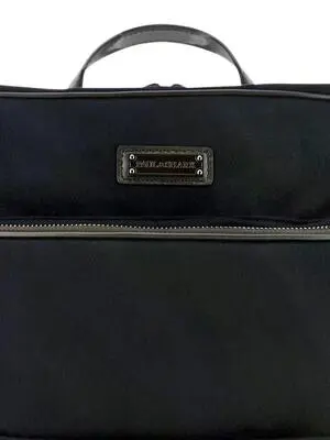 Paul & Shark Leather-trim Cashmere Backpack