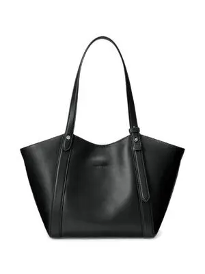 Ralph Lauren Logo-print Leather Tote Bag