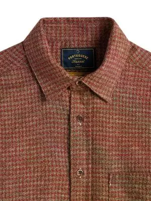 Portuguese Flannel Abstract Pied Poule Shirt