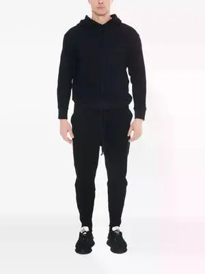 TESSITURA Ribbed-knit Low-crotch Track Pants
