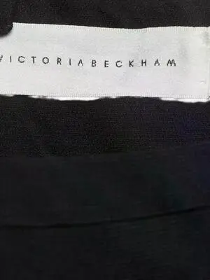 Victoria Beckham Striped Trumpet Midi Skirt