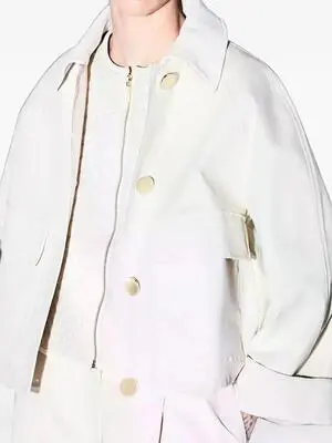 Armani Exchange Button-up Cropped Jacket