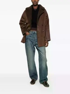 BETTA CORRADI Double-breasted Reversible Coat