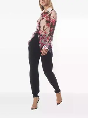 TESSITURA Floral-print Silk Shirt