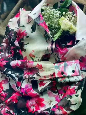 TESSITURA Floral-print Silk Shirt