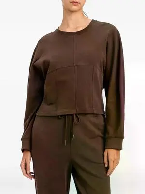 TWINSET Bustier-style Cropped Sweatshirt
