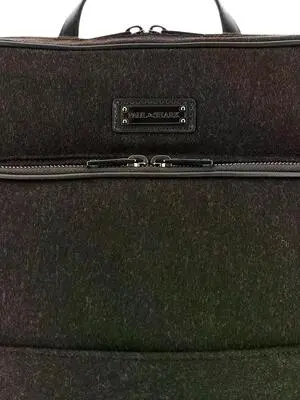 Paul & Shark Leather-trim Cashmere Backpack