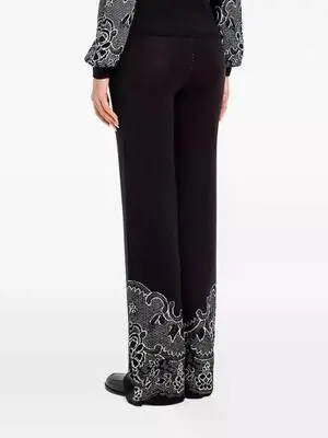 TWINSET Jacquard-knit Trousers