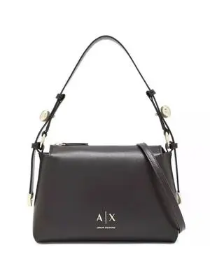 Armani Exchange Logo-plaque Shoulder-strap Shoulder Bag - Brown