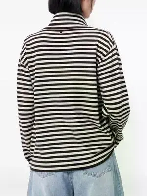 Max Mara Striped Roll-neck Sweater