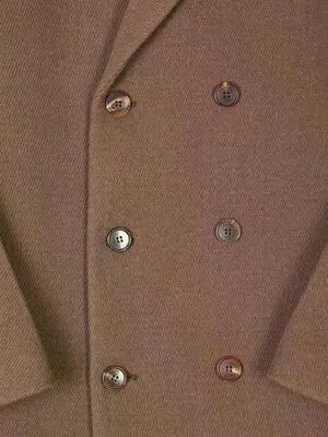 HED MAYNER Double-breasted Peak-lapels Coat