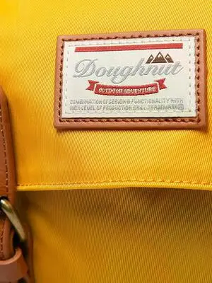 DOUGHNUT Macaroon Leather-trim Buckle-strap Backpack