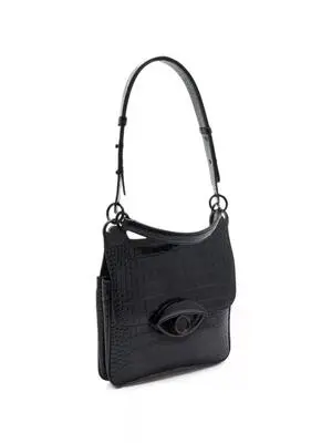 Kenzo Tali Crocodile-embossed Shoulder Bag
