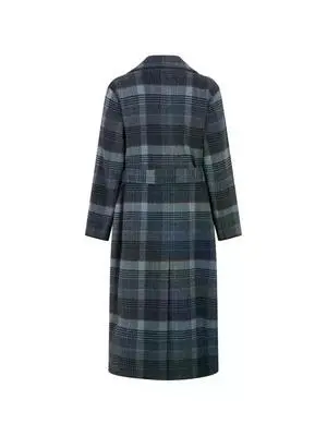 MOORER Malaika-ach Check Belted Coat