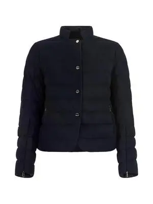 MOORER Donata-p Quilted High-neck Jacket - Blue