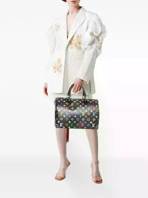 LOUIS VUITTON X Takashi Murakami Speedy Soft 30 Monogram Handbag - Black