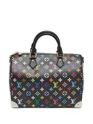 LOUIS VUITTON X Takashi Murakami Speedy Soft 30 Monogram Handbag