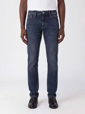 Emporio Armani Slim Fit Stretch Cotton Jeans With Five Pockets - Denim