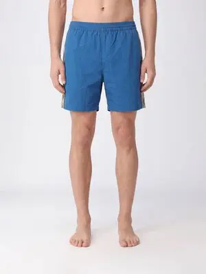 Burberry Check Nylon Swim Shorts With Side Bands