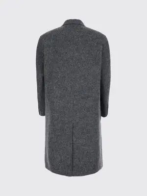 COOR Relaxed Fit Double-breasted Wool-blend Long Coat