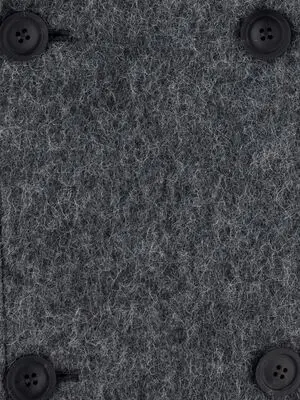 COOR Relaxed Fit Double-breasted Wool-blend Long Coat