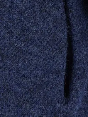 COOR Argyle Wool And Alpaca-blend Zip-up Cardigan - Blue