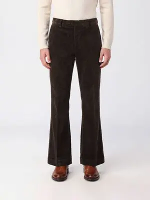 TONYWACK Flared Mid-rise Corduroy Trousers With Off-centre Closure