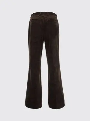 TONYWACK Flared Mid-rise Corduroy Trousers With Off-centre Closure