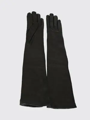 Liviana Conti Elegant Long Lined Gloves In Soft Nappa Leather