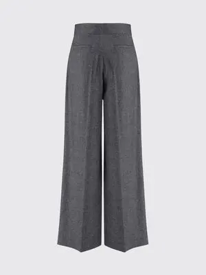 SA SU PHI High-waisted Wool And Cashmere Palazzo Trousers With Pleats