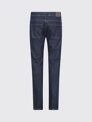 FAY Straight Fit Five-pocket Stretch Cotton Denim Jeans