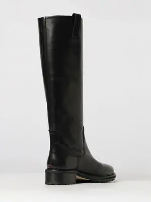 AeydĒ Henry Smooth Leather Knee-high Boots With Lug Sole