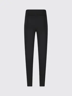 AUTRY High-waisted Technical Jersey Leggings With A Contrast Side Logo - Black