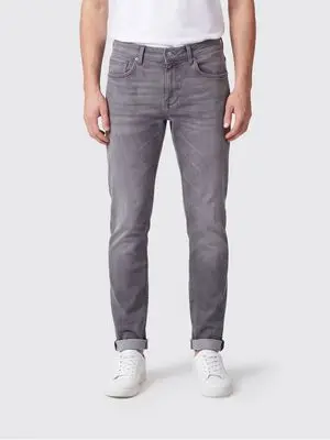 DONDUP George Slim Fit Five-pocket Jeans In Stretch Denim - Grey
