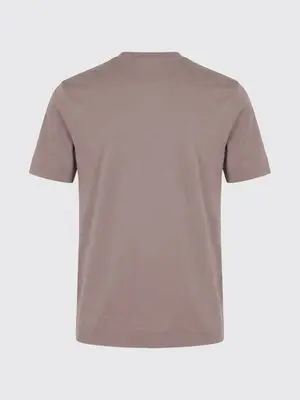 Emporio Armani Lyocell And Cotton Jersey Crew-neck T-shirt - Sand