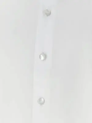 Giorgio Armani Classic Cotton Poplin Shirt With French Collar