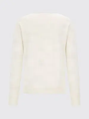 BALLANTYNE Argyle Pattern 100% Cashmere Crew-neck Jumper - Butter
