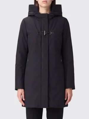 FAY Padded Knee-length Parka With Hood And Iconic Toggle Closure - Blue