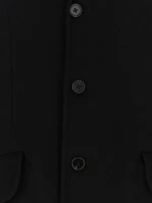 JIL SANDER Single-breasted Long Coat In Virgin Wool And Cashmere