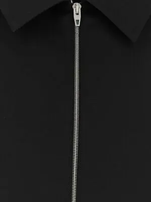 JIL SANDER Virgin Wool Shirt Jacket With Zip Closure