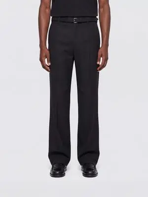 Dries Van Noten Wool Wide-leg Trousers With Adjustable Belt