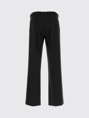 Dries Van Noten Wool Wide-leg Trousers With Adjustable Belt