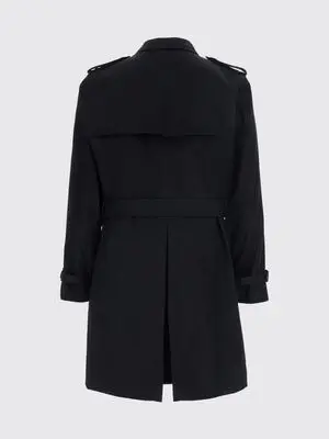 Burberry Double-breasted Knee-length Cotton Trench Coat With Belt