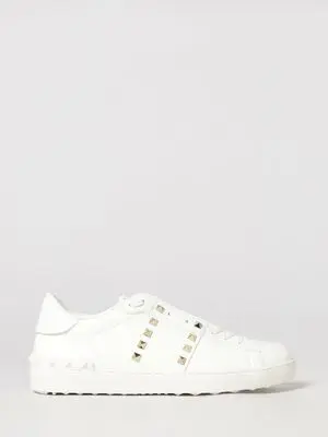 Valentino Garavani Rockstud Untitled Studded Smooth Leather Trainers