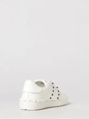 Valentino Garavani Rockstud Untitled Studded Smooth Leather Trainers