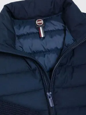 COLMAR Quilted Short Puffer Jacket In Technical Fabric With High Neck