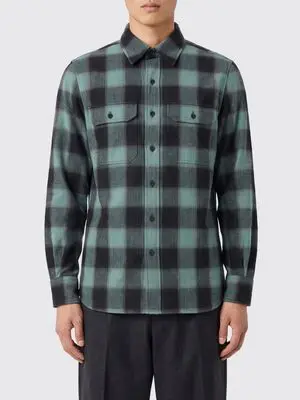 TOM FORD Slim Fit Check Cotton Shirt With Curved Hem