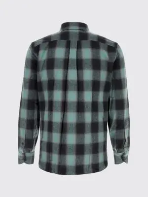 TOM FORD Slim Fit Check Cotton Shirt With Curved Hem