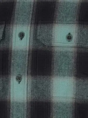 TOM FORD Slim Fit Check Cotton Shirt With Curved Hem