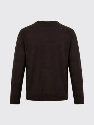 BALLANTYNE V-neck Pure Wool Cardigan With Ribbed Trims